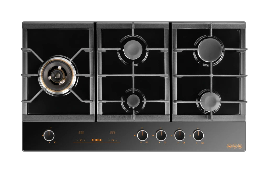Fotile 5 Burner Glass Gas Cooktop 23MJ/h | Fotile – shopu.com.au